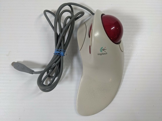 Logitech Trackman Marble FX T-cj12 Ps2 Trackball Mouse for sale online ...