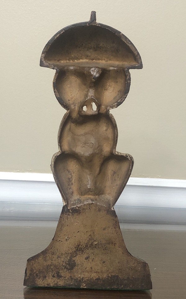 Antique Original Hubley Cast Iron Bathing Beauties Anne Fish Doorstop ...