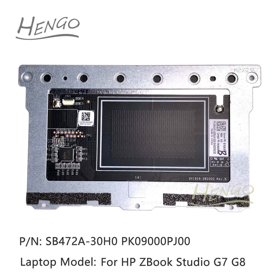 New For HP ZBook Studio G7 G8 Touchpad ClickPad Mouse Pad SB472A-30H0 ...