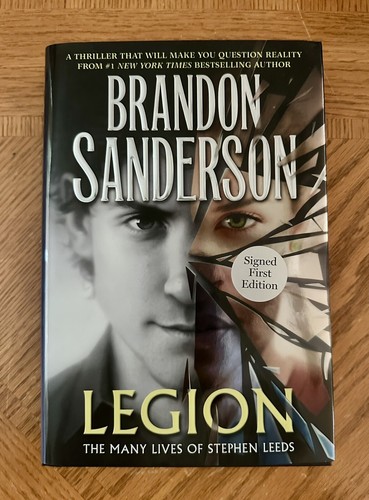 Legion the Many Lives of Stephen Leeds Brandon Sanderson Signed 1st Ed ...