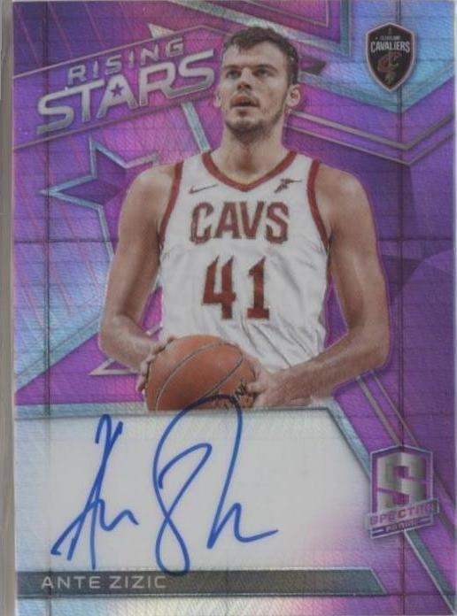 2017-18 Panini Spectra - Rising Stars Signatures Ante Zizic #RS-AZZ ...