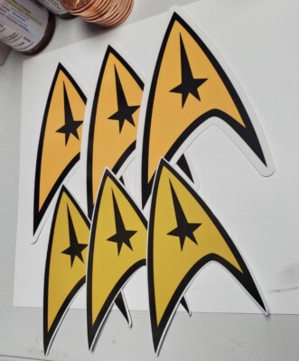 STAR TREK STICKERS DECALS 6 PACK LOT *WORLDWIDE 🌐 SHIPPING* | eBay