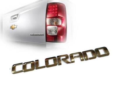 GOLD 3D Chevy COLORADO Emblem 15-19 Front/Rear Badge Symbol Sign ...