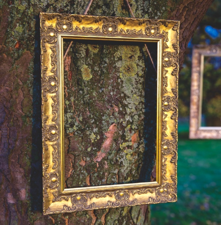 WIDE Ornate Shabby Chic Antique swept Picture frame photo frame Gold ...