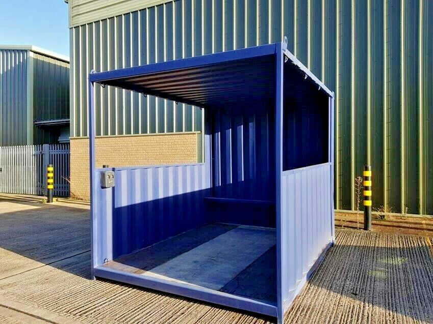 10ft x 8ft Shipping Container Smoking Shelter - Leeds | eBay UK