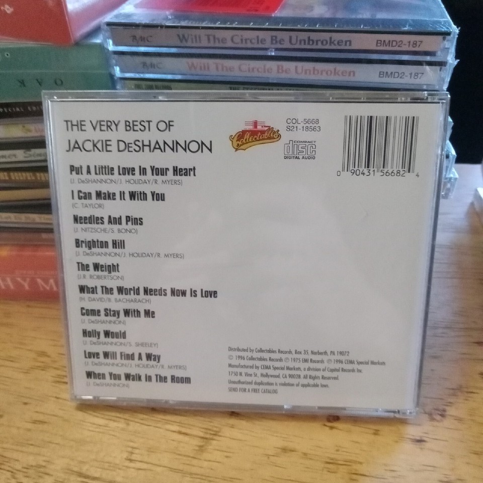 The Very Best of Jackie DeShannon [Collectables] CD BRAND NEW SEALED ...