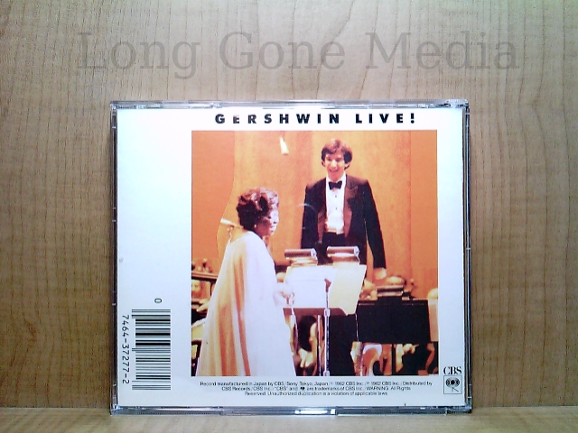 Gershwin Live! by Michael Tilson Thomas, Sarah Vaughan (CD, 1983, CBS ...