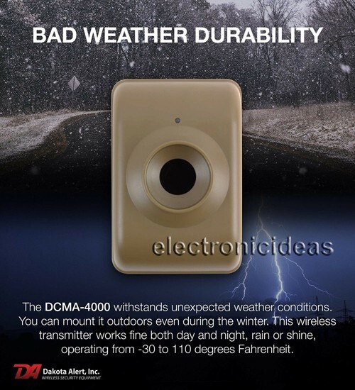 Dakota Alert Wireless Driveway Alarms DAKOTA ALERT DCRH 4K PLUS