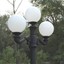Three Ball Pole Light Street Fixture for Outdoor Use | eBay