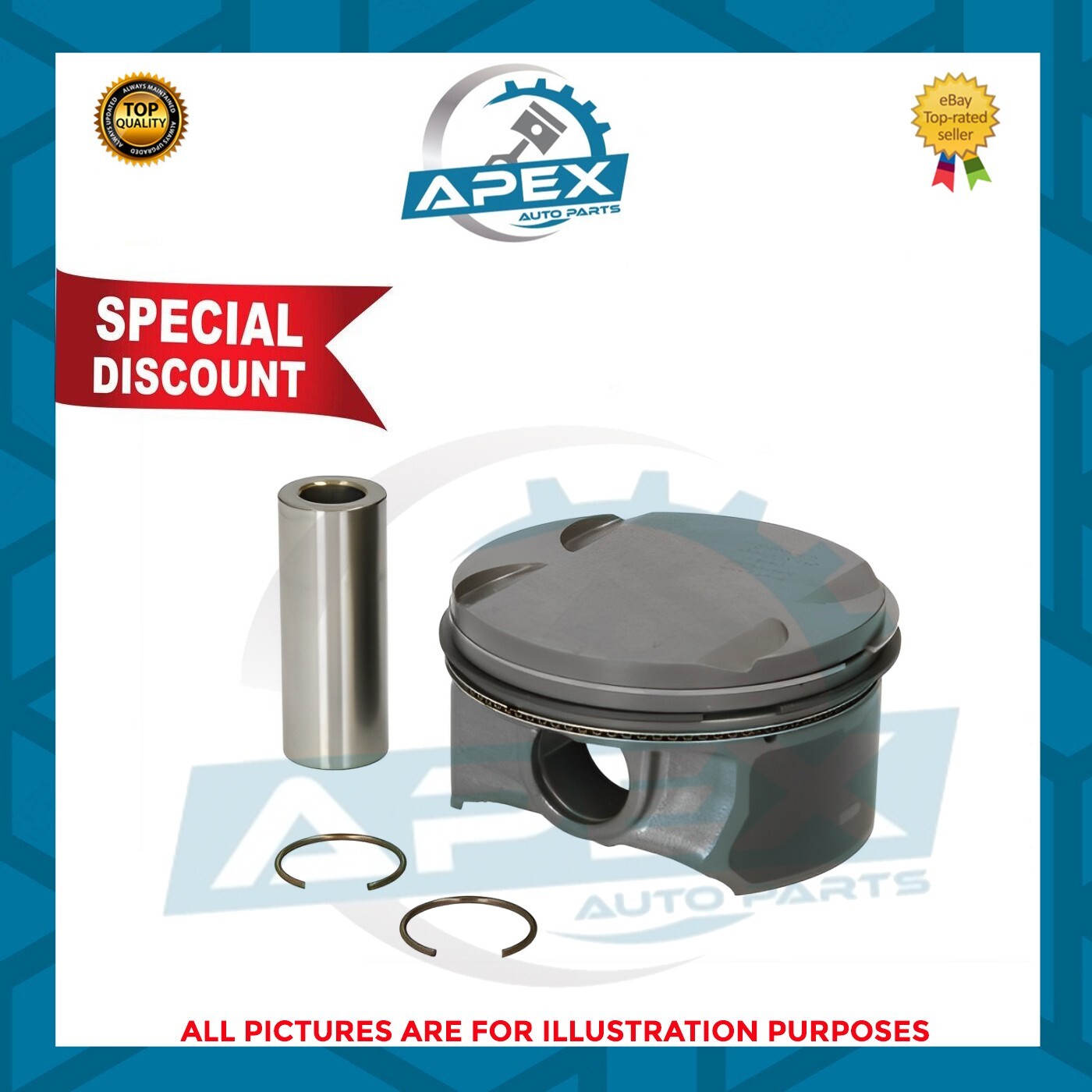 BMW E36 E39 E46 E53 E60 E65 E83 E85 3.0 PETROL M54B30 (306S3) PISTON STD X1 | eBay