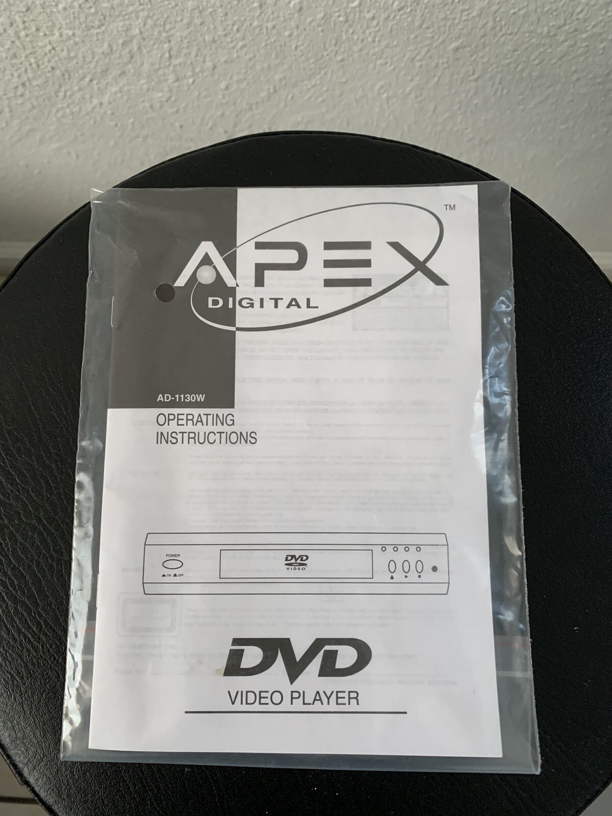 Apex Digital DVD Player AD-1130W ORIGINAL BOX INCLUDED **READ ...