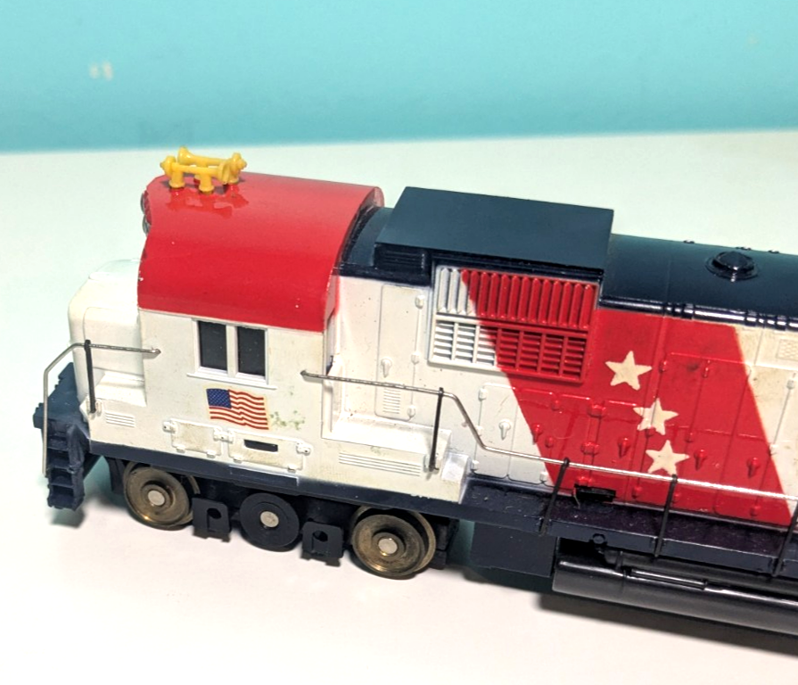 HO Scale Tyco Spirit of 1776 Bicentennial Locomotive And Caboose ...