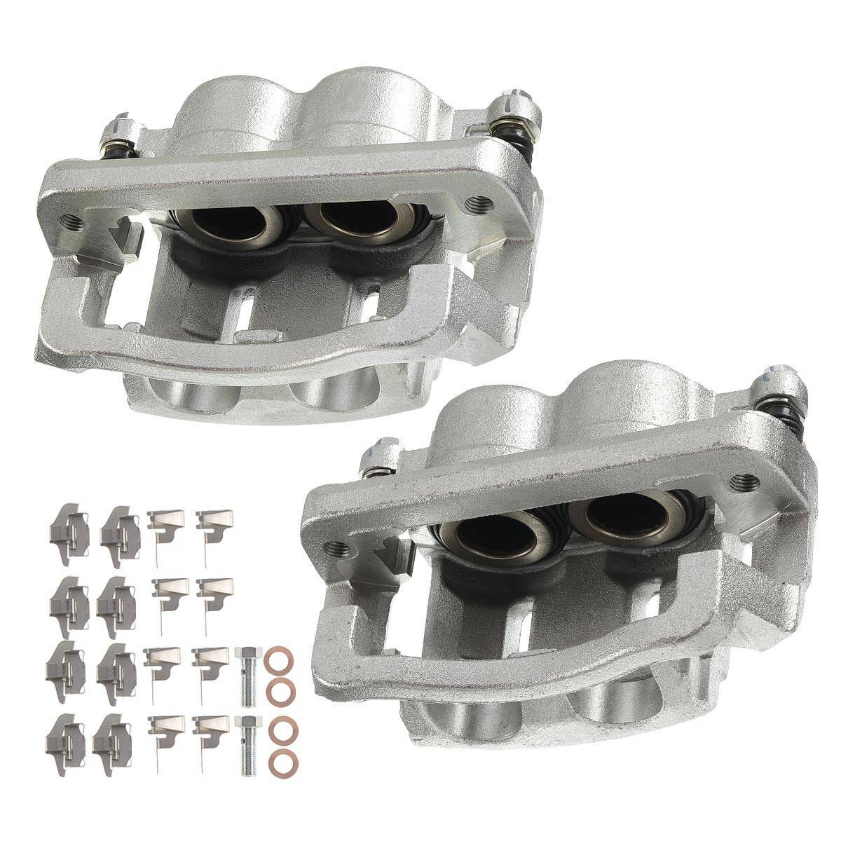 2x Brake Caliper Phenolic Piston w/Bracket Front for Ford F-250 F-350 ...
