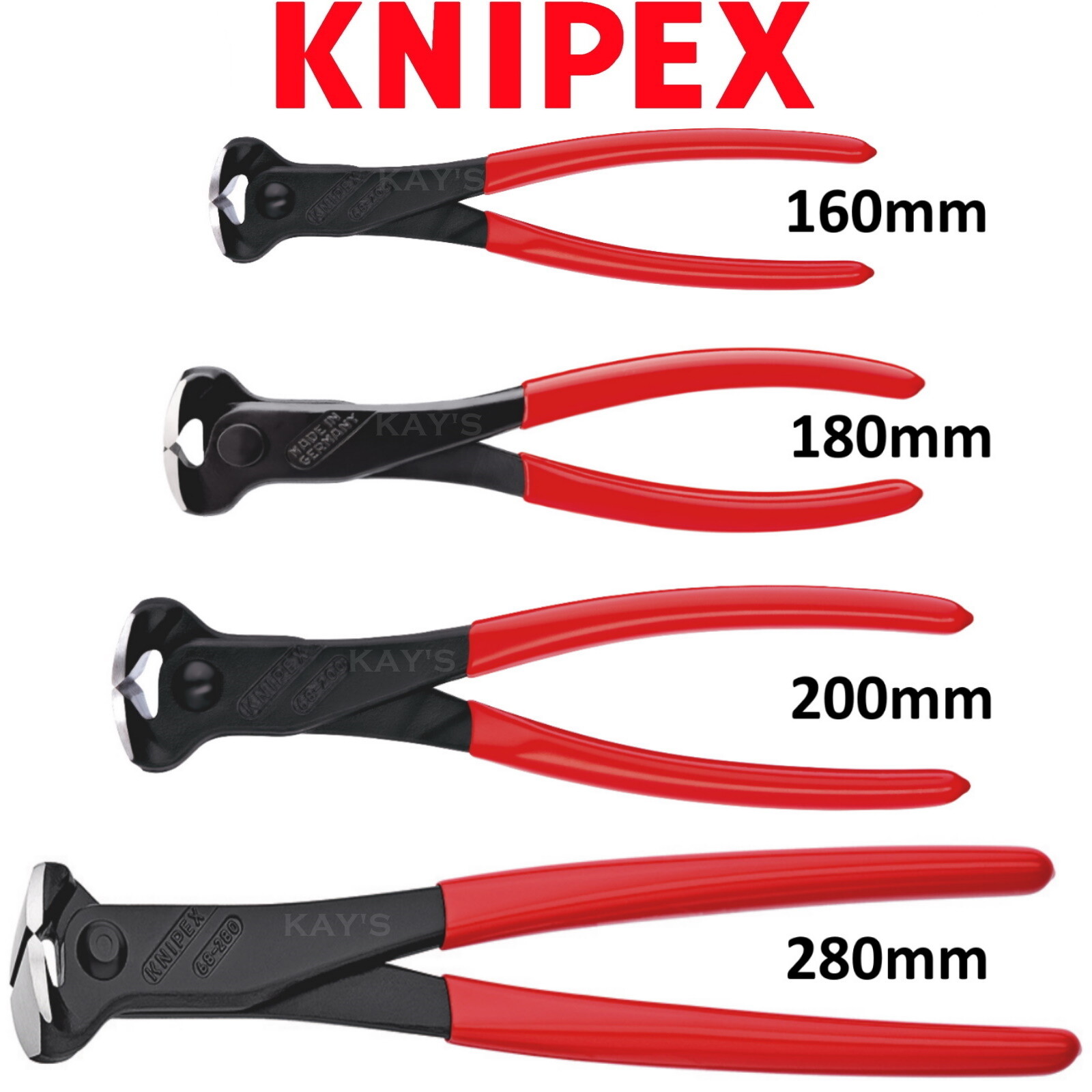 Knipex Steel Fixers End Cutting Nippers Concretors Twist Wire Cutter ...