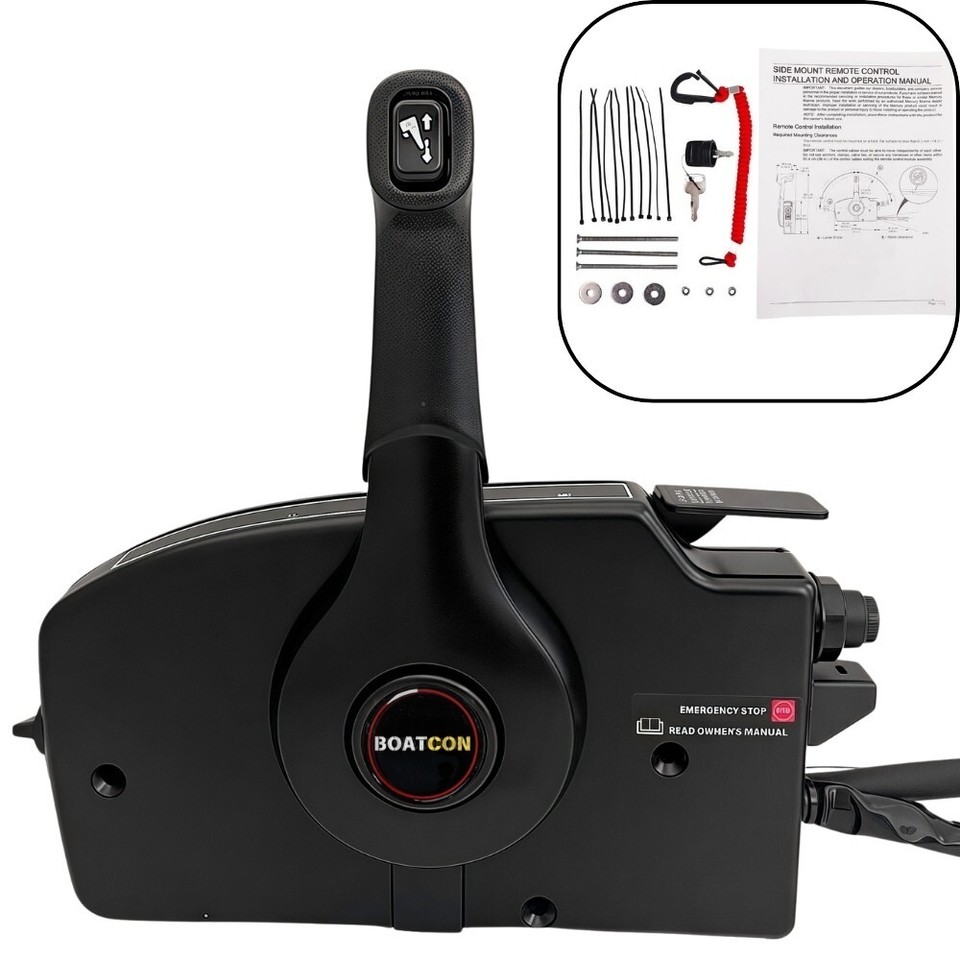 Boat Outboard Engine Remote Side Mount Control Box 881170A13 for ...