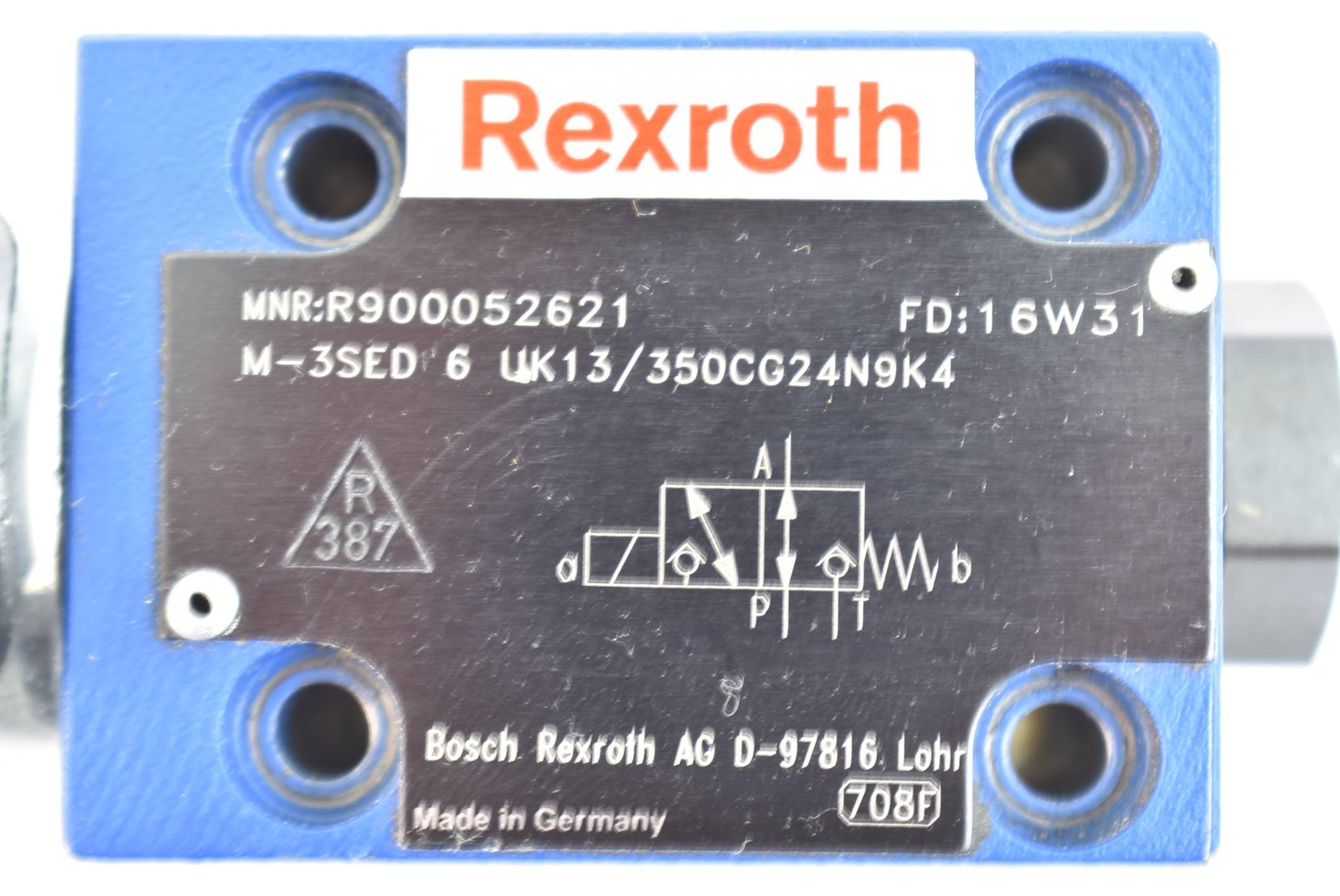 Rexroth Wegeventil M-3SED 6 UK13/350CG24N9K4 ( R900052621 ) | eBay UK