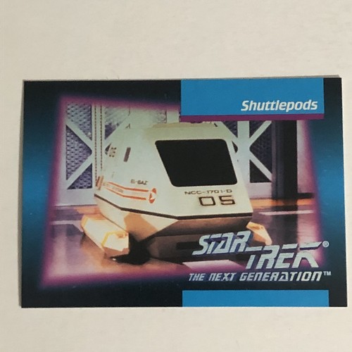 Star Trek Next Generation Trading Card 1992 #58 Shuttle-pod | eBay