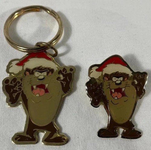 Taz Tazmanian Devil Vintage Enamel Pin Keychain Lot WB Looney Tunes ...