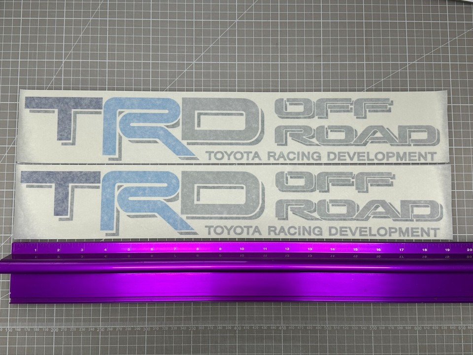 Heritage Color TRD Off Road Stickers, Fits Toyota Truck Tacoma, Tundra ...