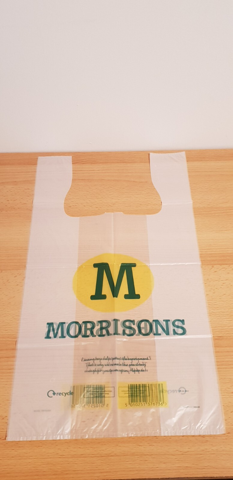MORRISONS PLASTIC CARRIER BAG - BRAND NEW - VINTAGE/RARE | eBay UK
