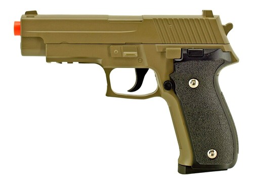 Desert G26 Full Metal Airsoft Gun Spring Powered 320 Fps 6mm Bbs Large ...