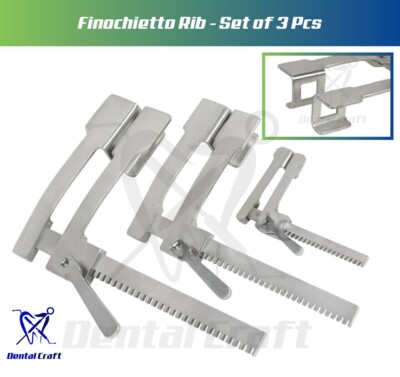 Finochietto Rib Spreader Retractors Baby Set Of 3 Pcs - Small - Medium ...