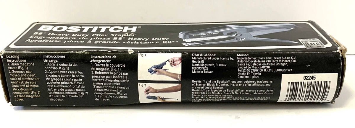 BOT P3-IND Stapling Plier Using SP19 1/4 Staples, 60% OFF