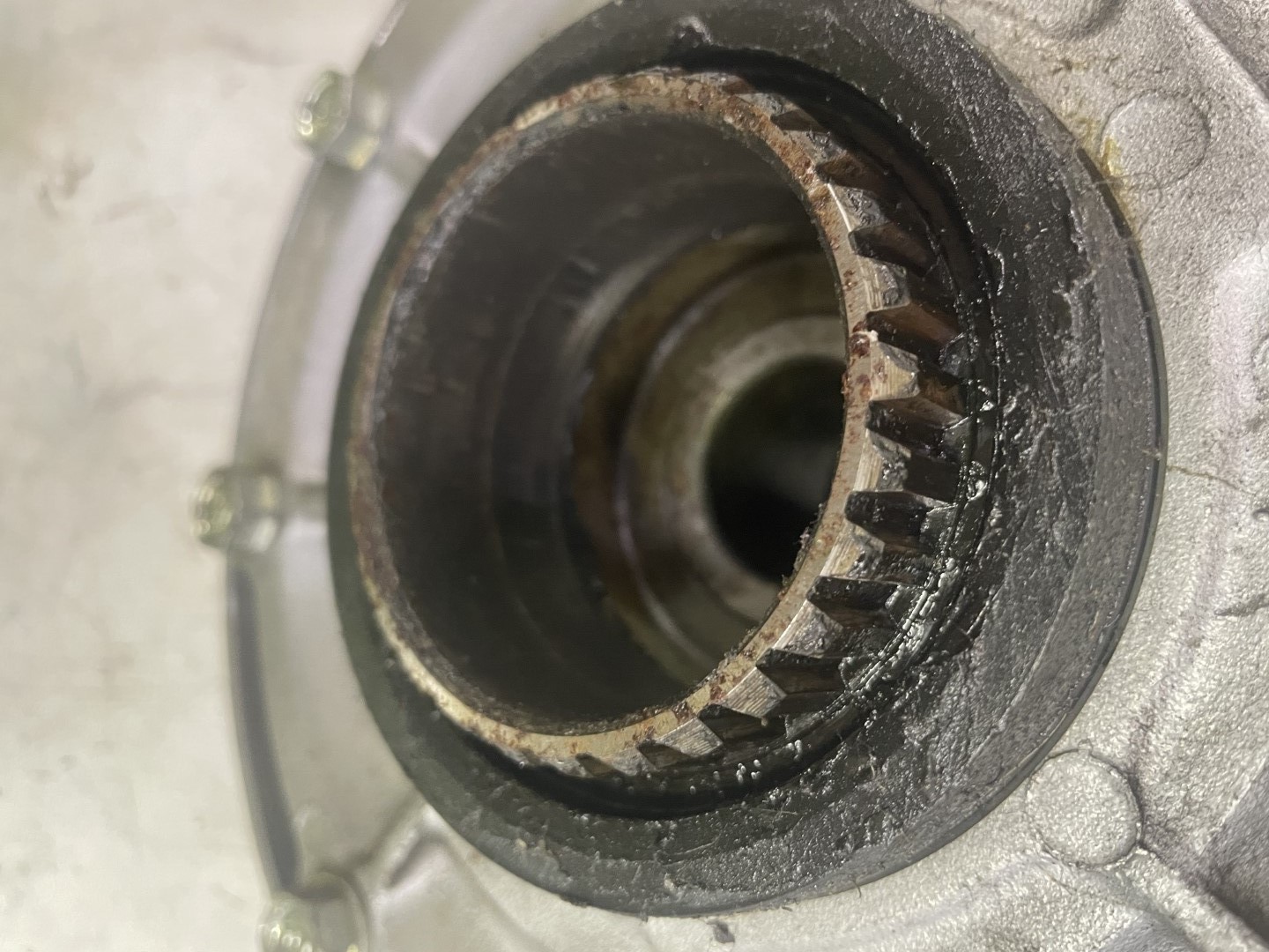 94 Yamaha XV 535 XV535 Virago rear final drive gear hub differential | eBay