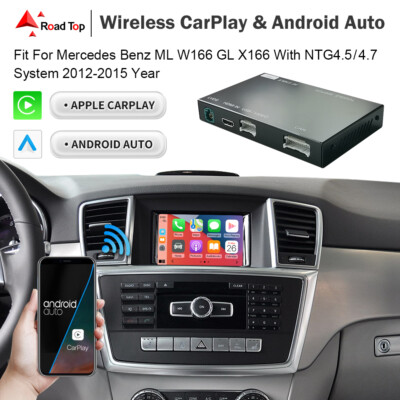 Wireless CarPlay Android Auto Interface für Mercedes Benz ML GL W166 ...