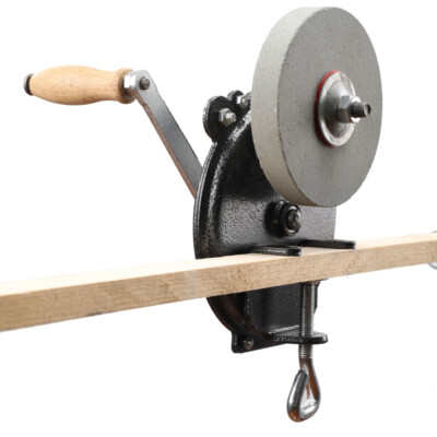 6” Hand Crank Grinder Wheel Manual Grinder Grinding Machine Sharpener ...