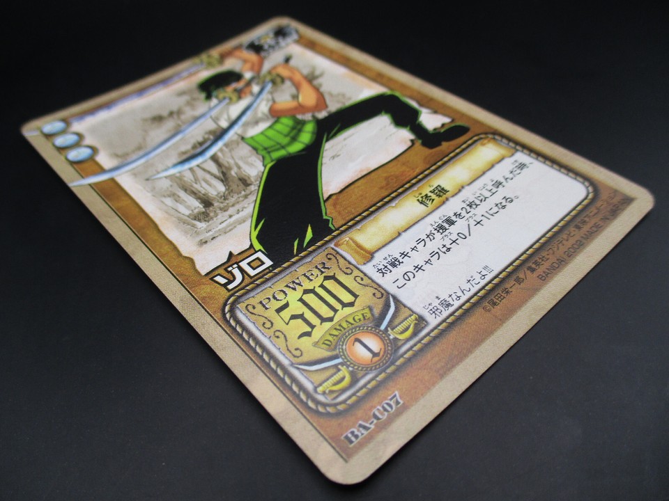Roronoa Zoro BA-C07 One Piece Card geme From TV animation BNADAI 2002 ...