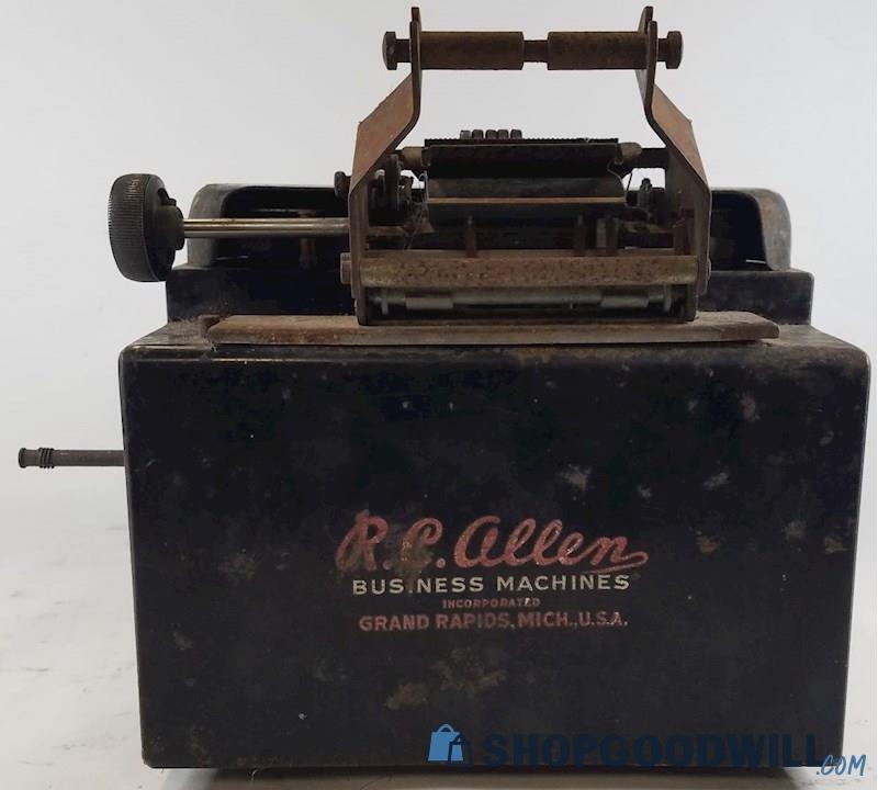 RC Allen Model 805 Business Machine Antique | eBay