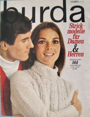 Burda Strickmodelle für Damen & Herren 1968 mit Arbeitsanleitung | eBay.de