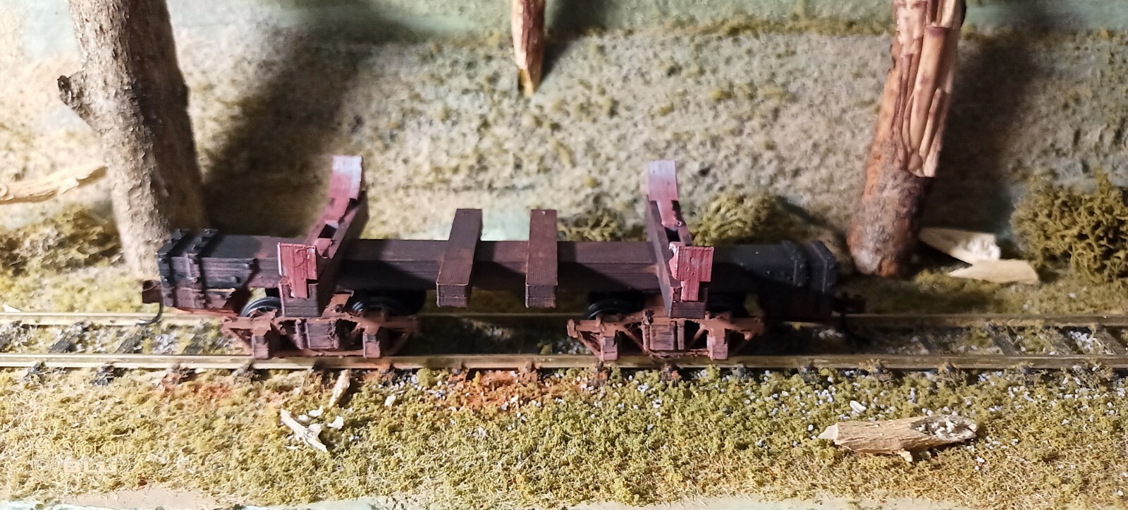 On30 1:48 Scale 20 foot HD LOG CAR kit. No wheel sets/couplers. 3D ...