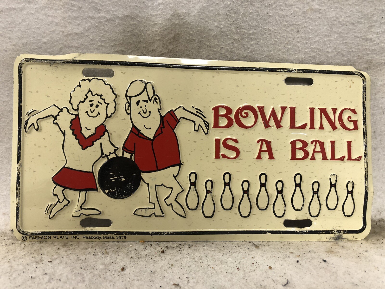 Bowling Is A Ball Booster License Plate | eBay