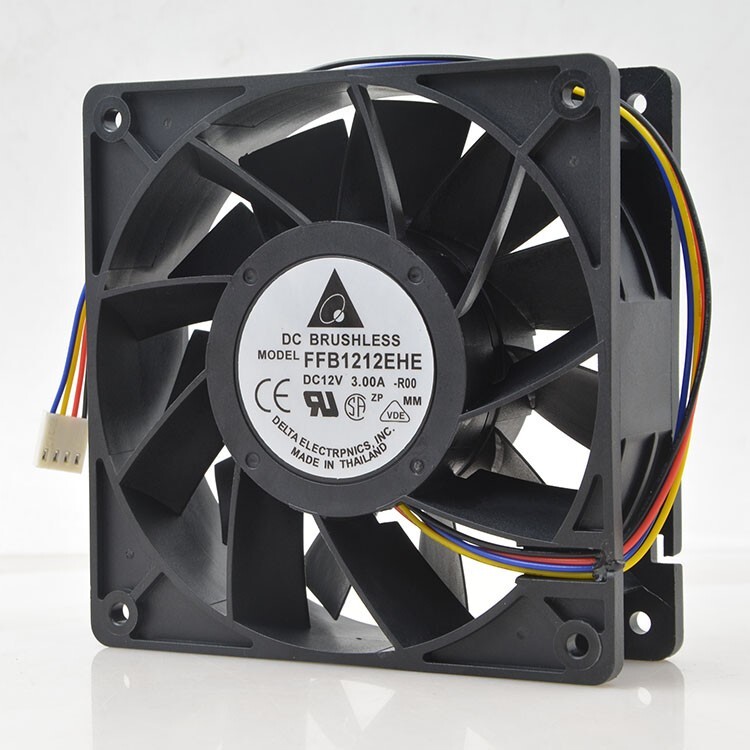1 PCS Delta Fan FFB1212EHE DC12V 3.00A 12038 12cm high air volume ...