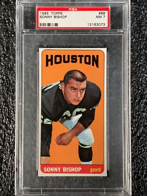 1965 Topps Football #68 Sonny Bishop PSA 7 | eBay