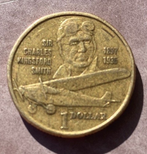 1997 $1 Uncirculated Coin: " Sir Charles Kingsford Smith " - "A ...
