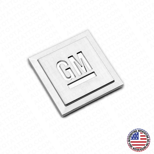 GM Logo Mark of Excellence 1.25" Fender Door Nameplate Emblem Badge | eBay