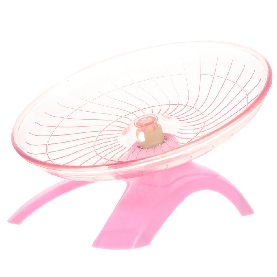 1Pc Flying Saucer Wheel Non Run Disc for Hamsters Hedgehogs Small Pets ...