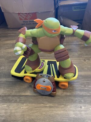 TEENAGE MUTANT NINJA TURTLES RC SKATEBOARDING Michelangelo W/REMOTE CONTROL | eBay