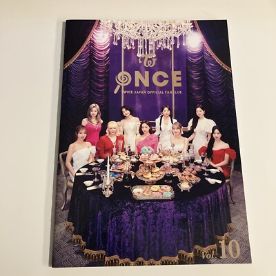 Twice ONCE Japan Official Fanclub Magazine Volume 10 JYP Kpop | eBay
