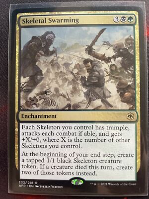 MTG Skeletal Swarming Adventures in the Forgotten Realms 232/281 ...