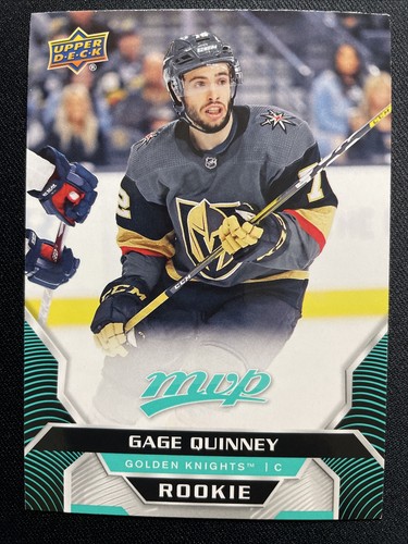 20-21 UD MVP Hockey Rookie 230 Gage Quinney | eBay