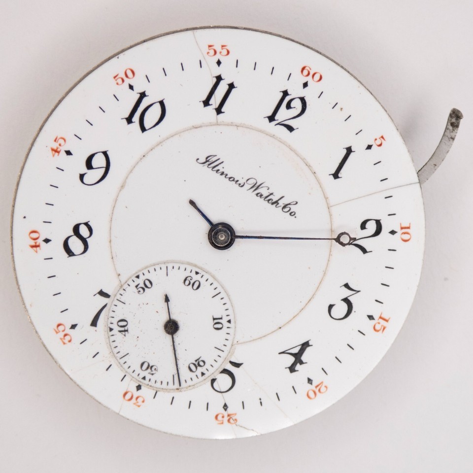 Illinois Grade 176 Model 5 16-Size 17-Jewel Antique Pocket Watch ...