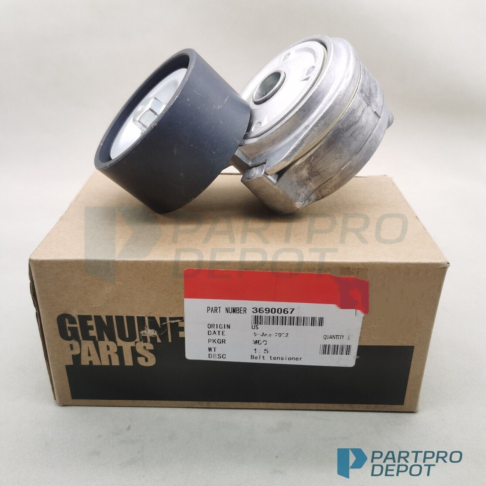 NEW Belt Tensioner Pulley for Cummins ISX 3690067 2891940 3104149 | eBay