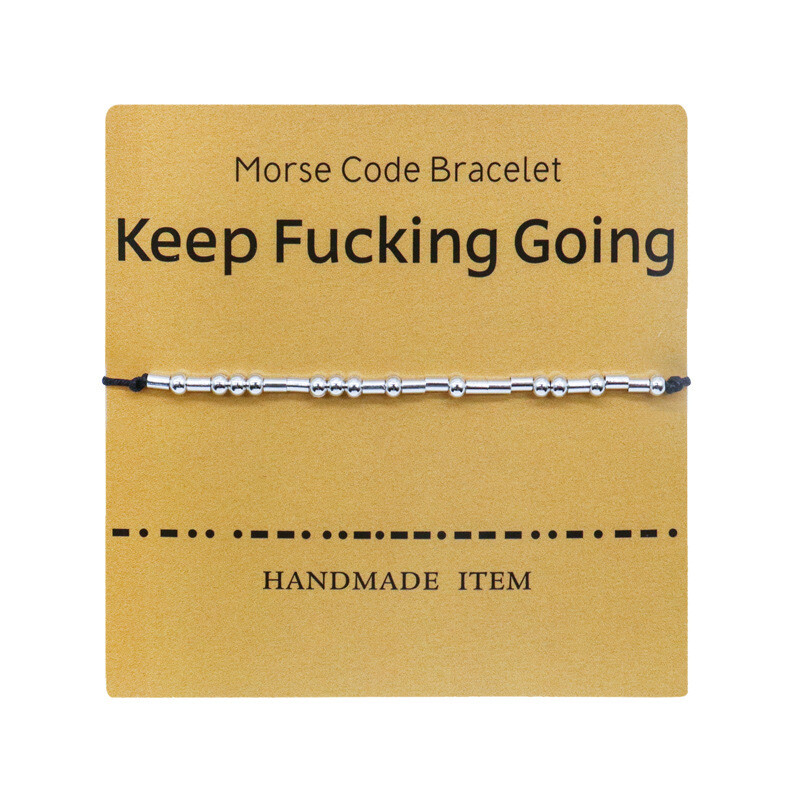 Morse Code Bracelet Secret Hidden Message Friendship Couple Bracelet ...