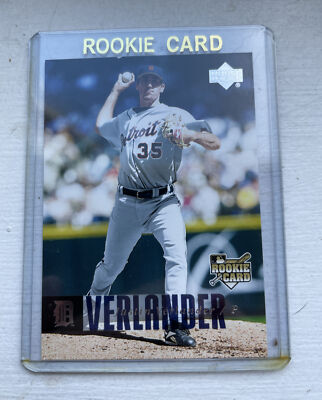 2006 Upper Deck Justin Verlander Rookie Card #922 Detroit Tigers HOF’er ...
