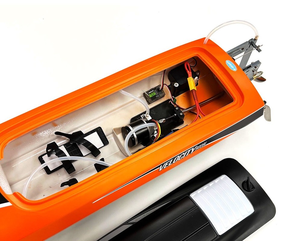 Rage RC Boat Velocity 900BL Brushless Deep Vee ARTR 45+MPH Fast Race ...