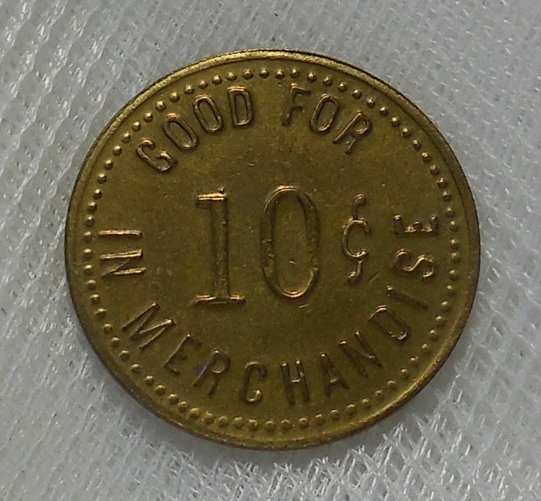 DOUGLASSVILLE TEXAS J. A. PARKER LUMBER CO. 10¢ LUMBER SCRIP TOKEN | eBay